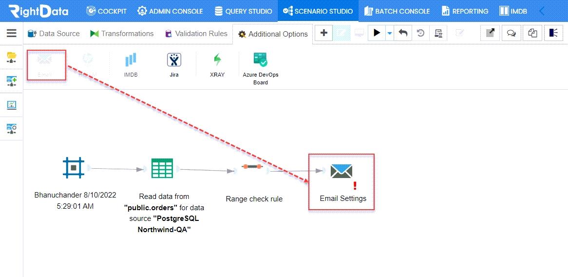 Validation using Range Check business rule – RightData
