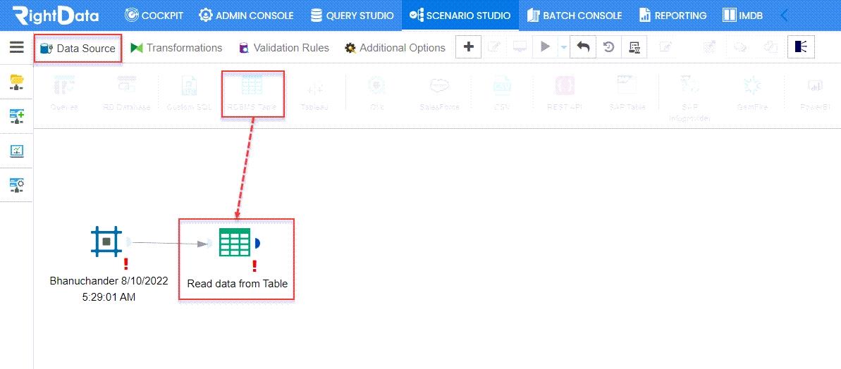 Validation using Range Check business rule – RightData
