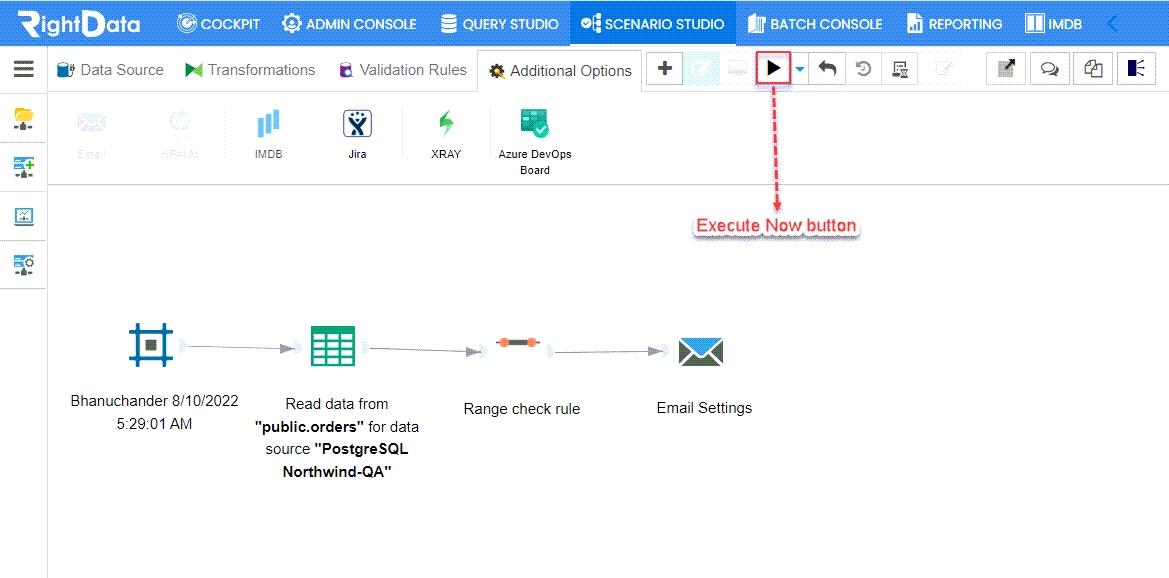 Validation using Range Check business rule – RightData