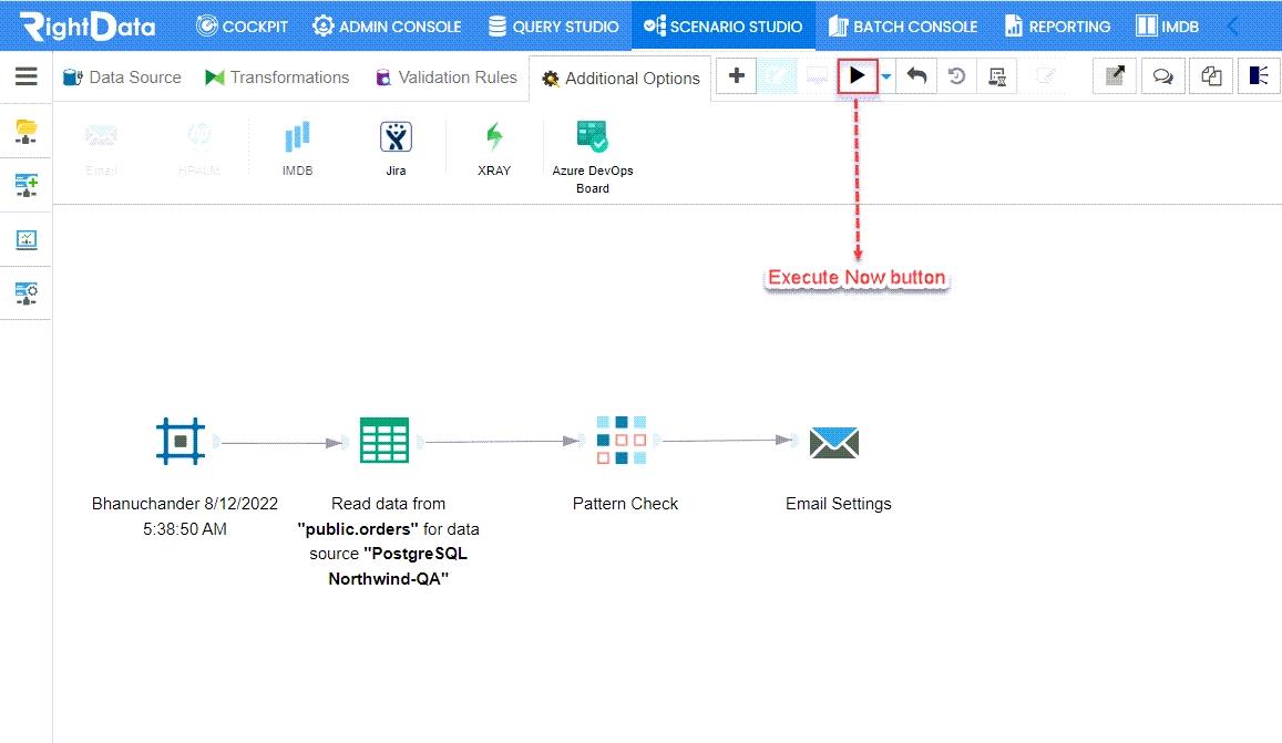 Validation using Pattern Check business rule – RightData