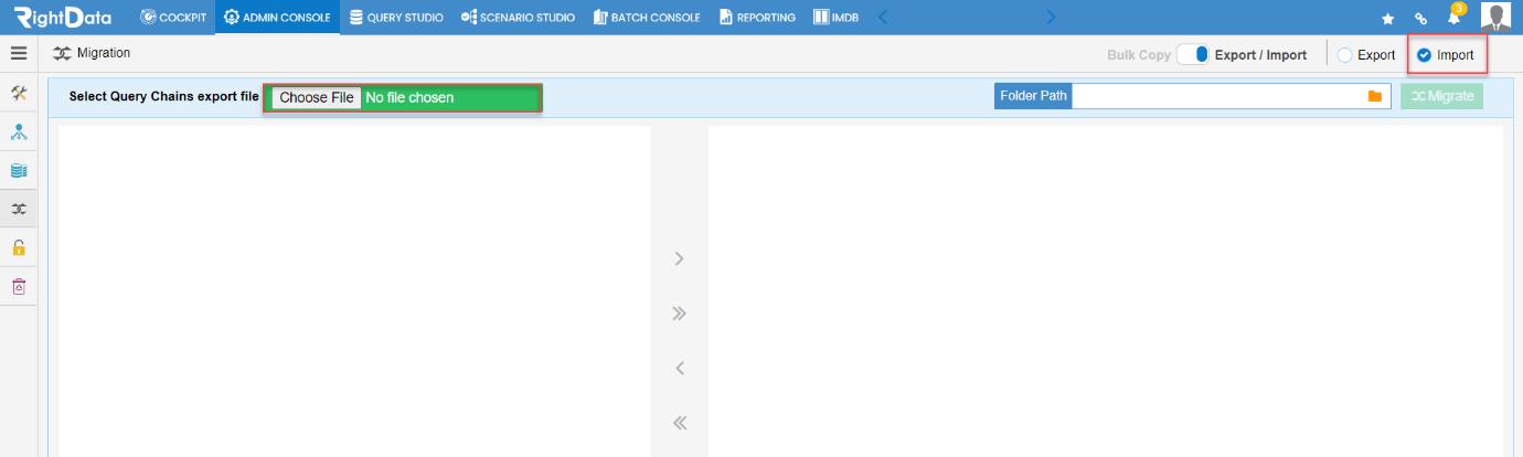 Query Chains Content Management system – RightData