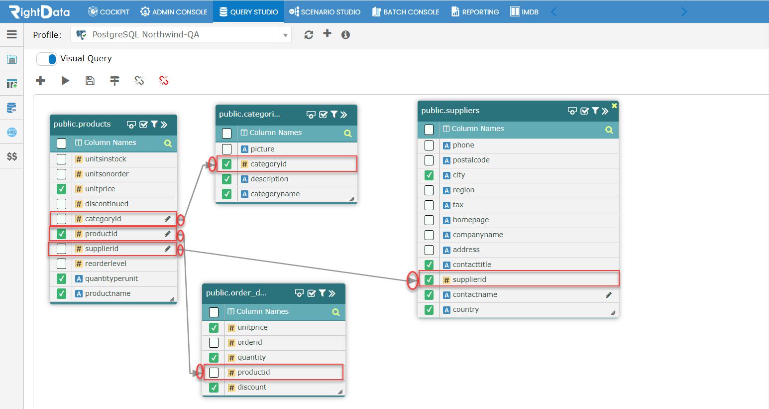How to create a complex visual Query – RightData